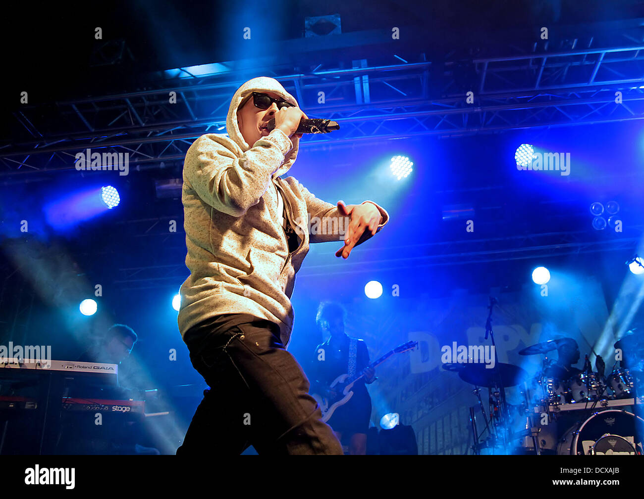 Rapper Dappy aka Costadinos Contostavlos performing at Liverpool O2 ...