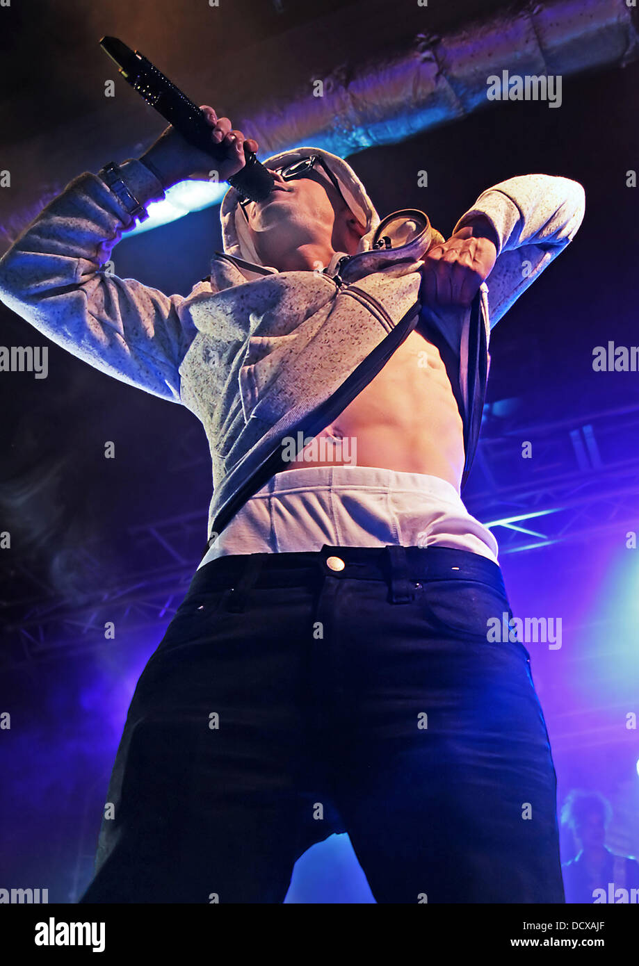 Rapper Dappy aka Costadinos Contostavlos performing at Liverpool O2 ...