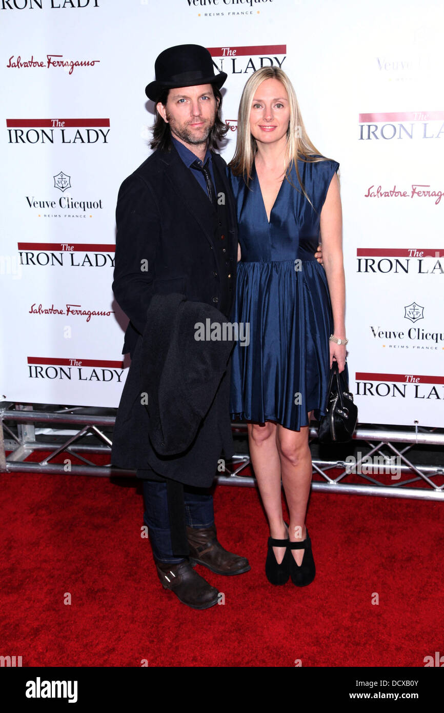 Renn Hawkey and Vera Farmiga at the New York premiere of 'The Iron Lady ...