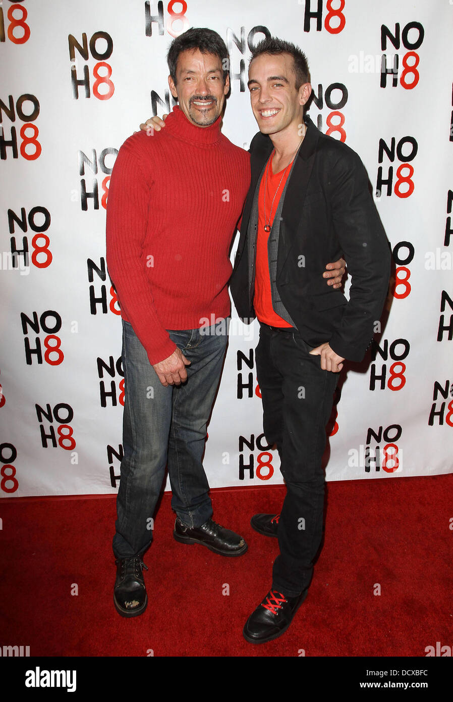 WEHO Mayor John Duran and Jeff Parshley NOH8's 3 year Anniversary ...