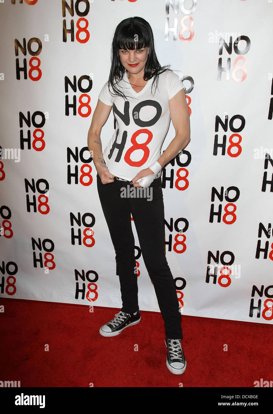 Pauley Perrette NOH8's 3 year Anniversary Celebration held at The House ...