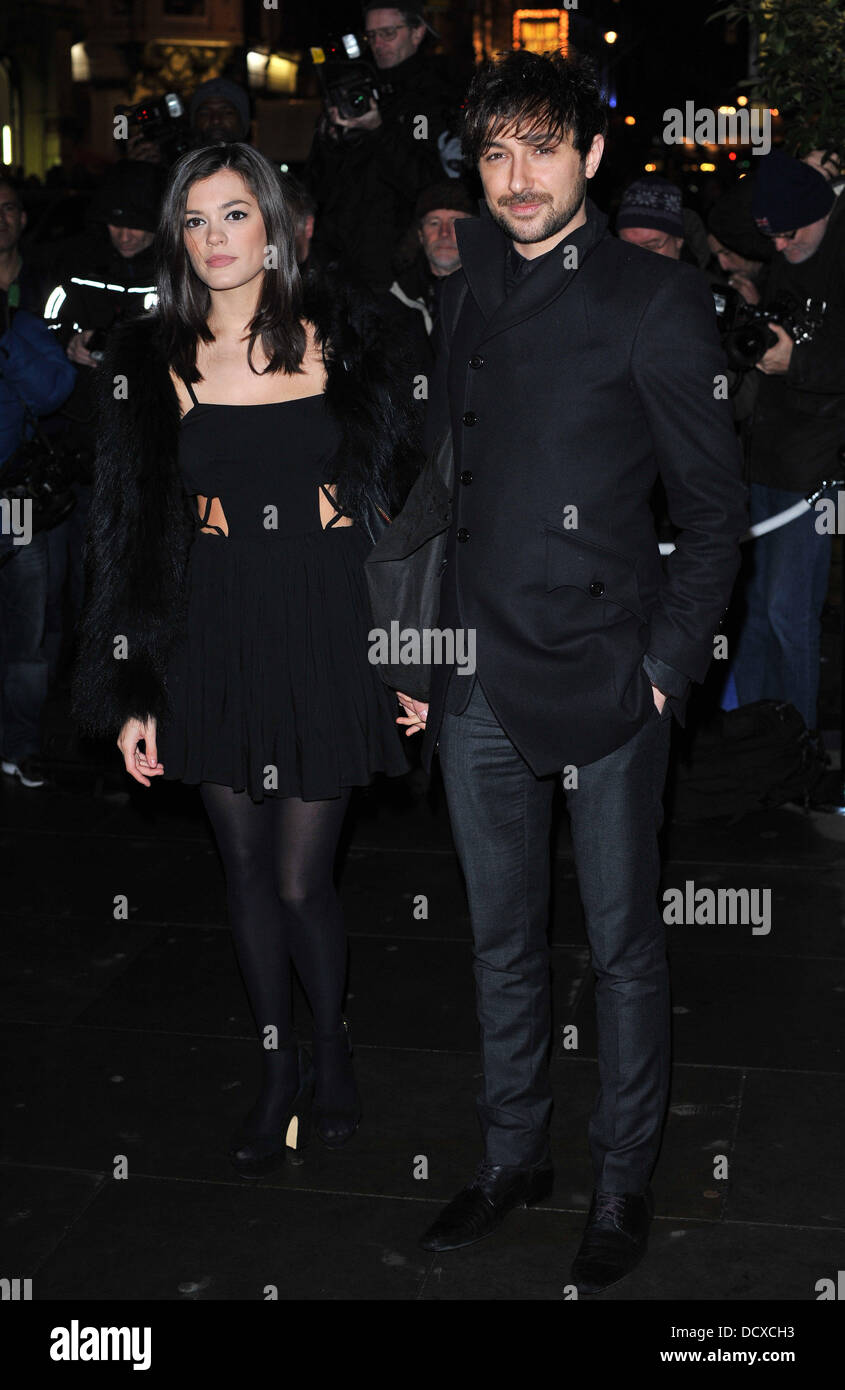 Alex Zane and guest English National Ballet Christmas Party held at the ...