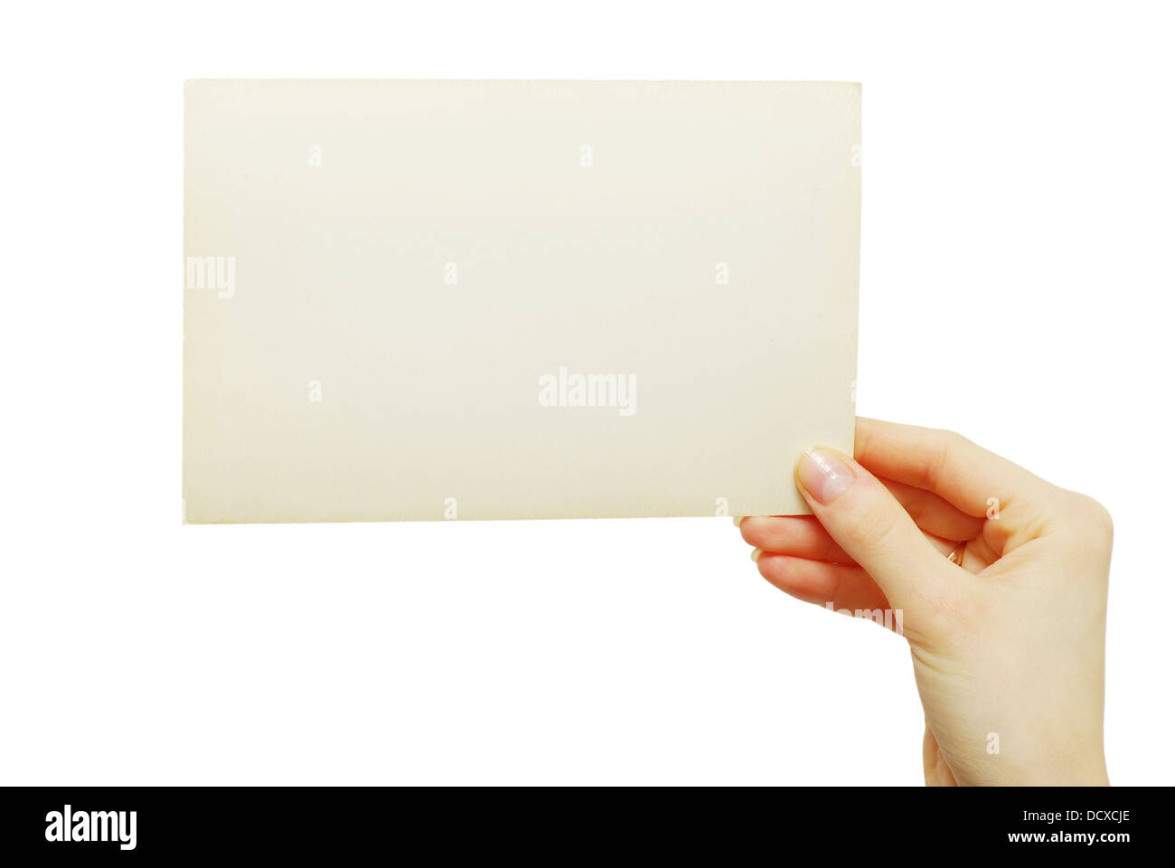 card in hand Stock Photo - Alamy