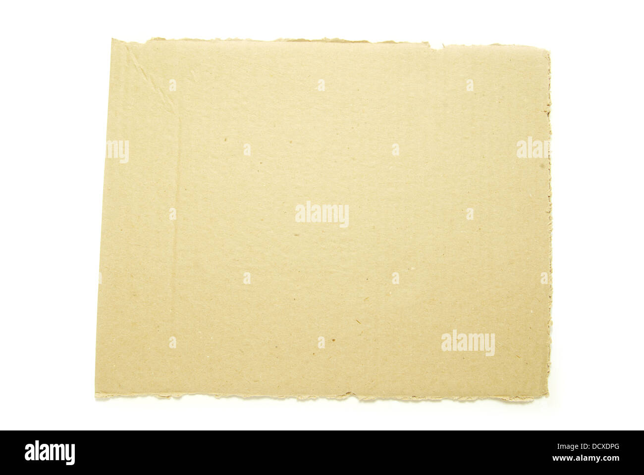 Cardboard piece background Cut Out Stock Images & Pictures - Alamy