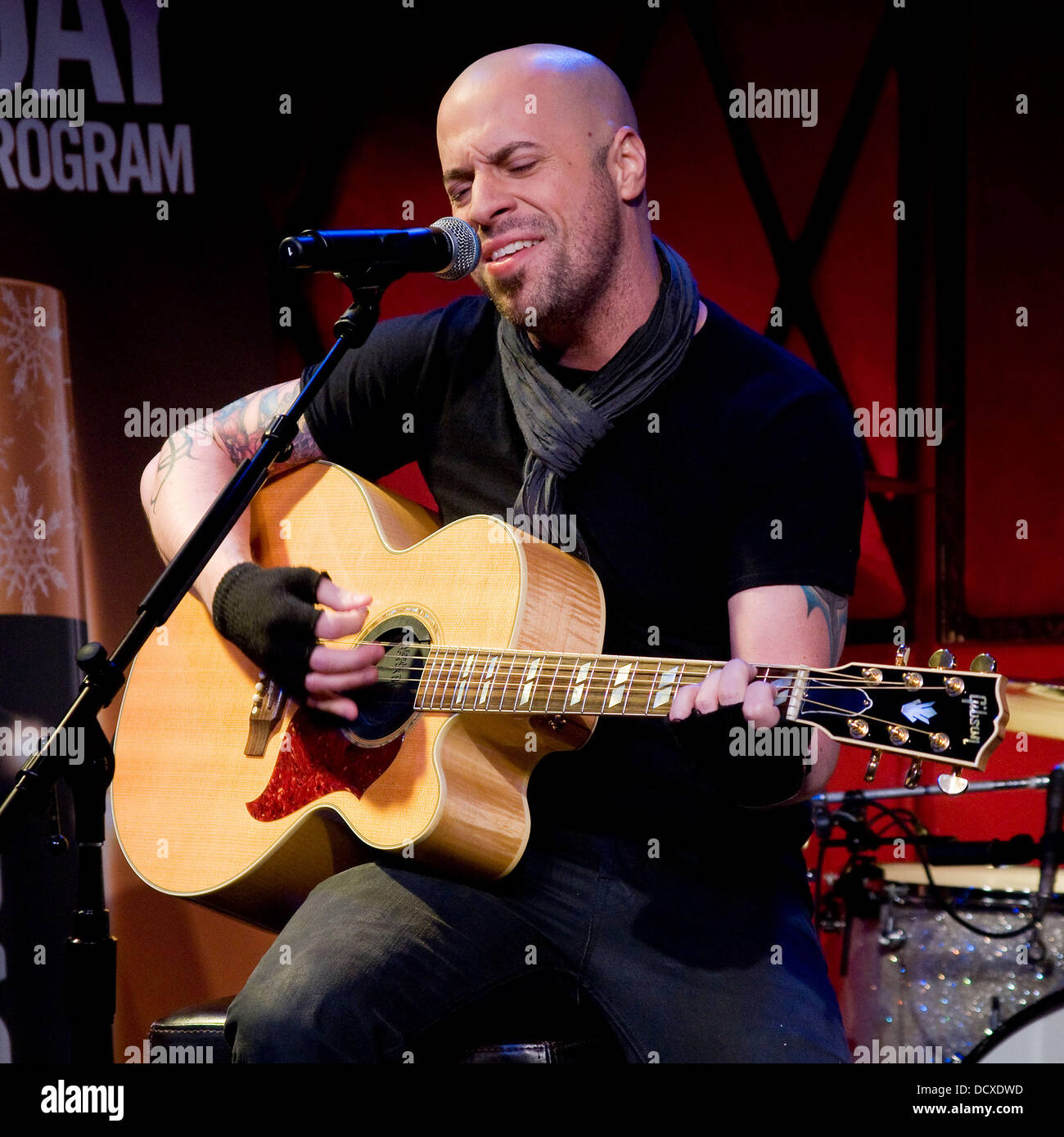 Chris Daughtry of Daughtry The live Facebook concert to celebrate the ...