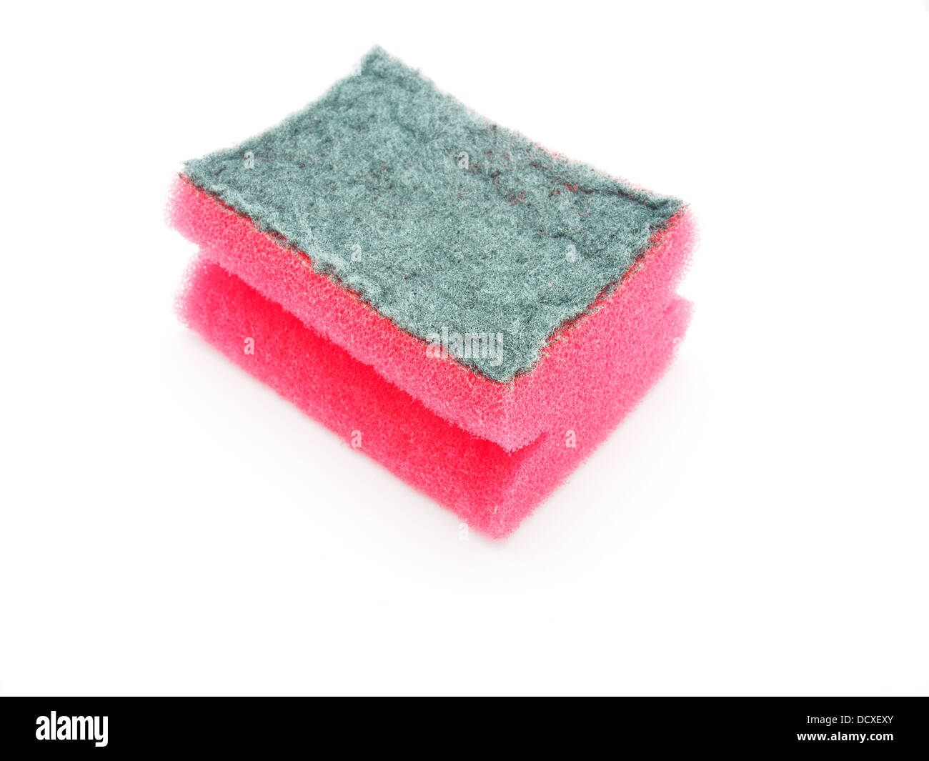 sponge isolated on the white background Stock Photo - Alamy