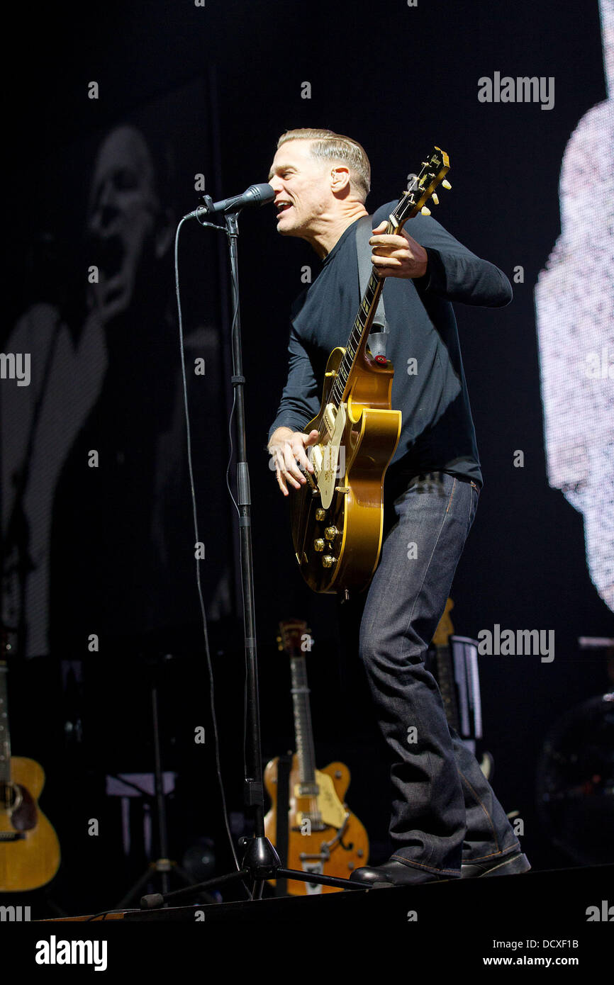 Bryan Adams performing live at Pavilhao Atlantico. Lisbon, Portugal ...