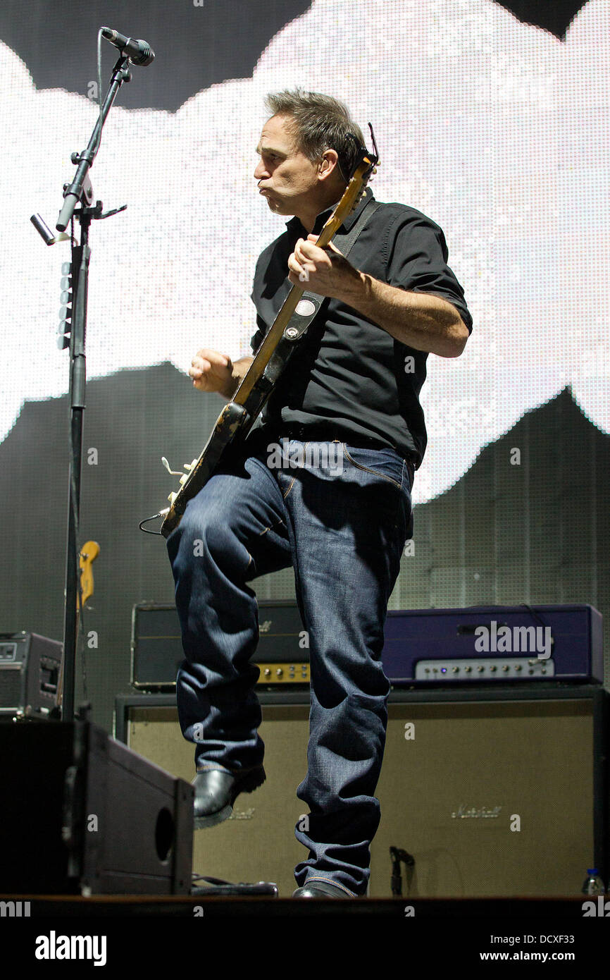 Bryan Adams performing live on stage at Pavilhao Atlantico. Lisbon ...
