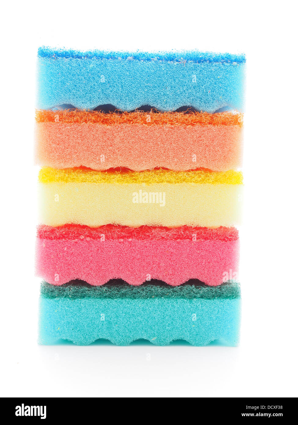 sponge isolated on the white background Stock Photo - Alamy