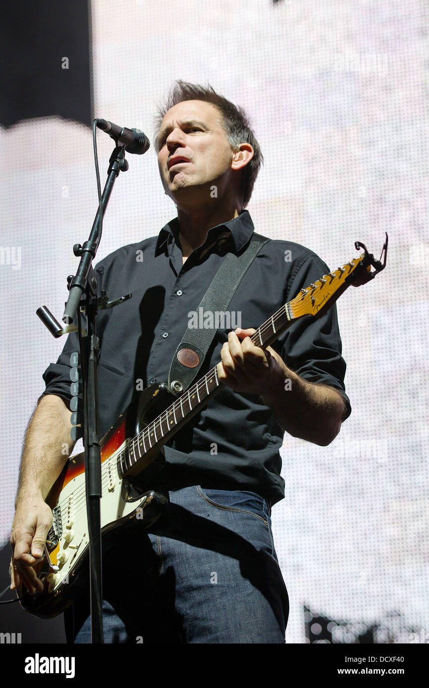 Bryan Adams performing live on stage at Pavilhao Atlantico. Lisbon ...