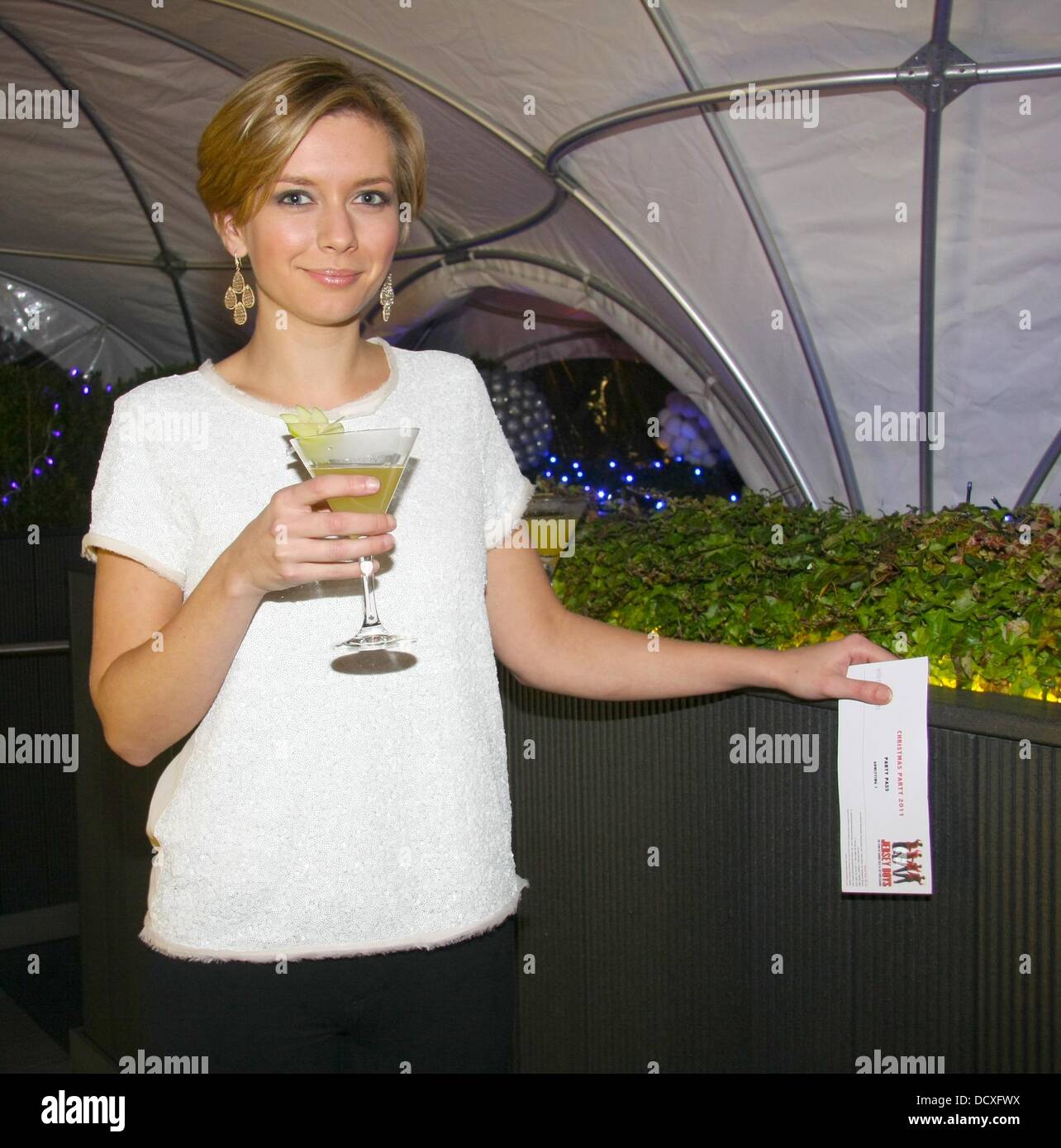 Rachel Riley 'Jersey Shore' Christmas Party at the Trafalgar Hilton ...