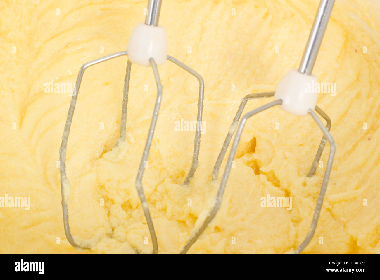 Fine mixed cake dough Stock Photo - Alamy