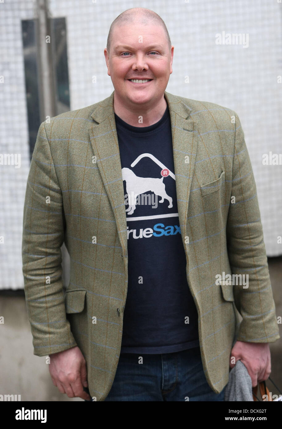 Dominic Brunt outside the ITV studios London, England - 16.12.11 Stock ...