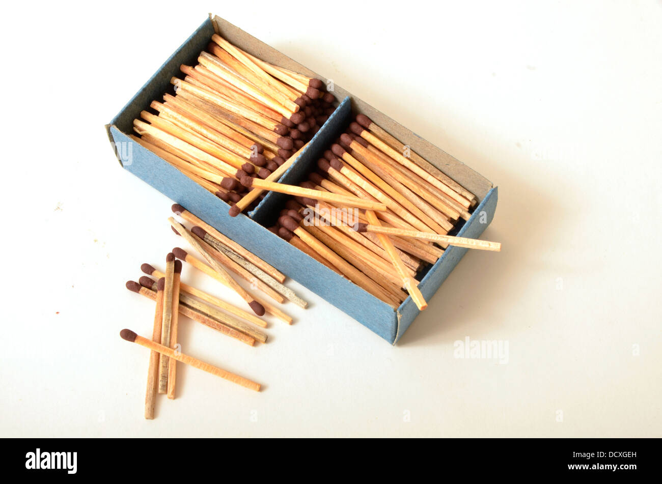 Open box of safety matches Stock Photo - Alamy