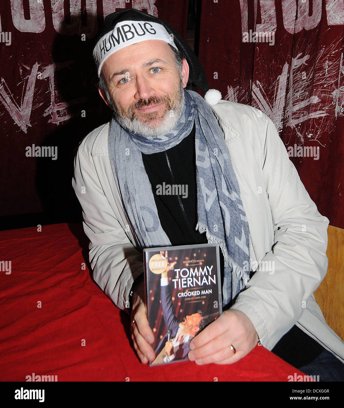 Tommy Tiernan Comedian Tommy Tiernan signs copies of his new DVD ...