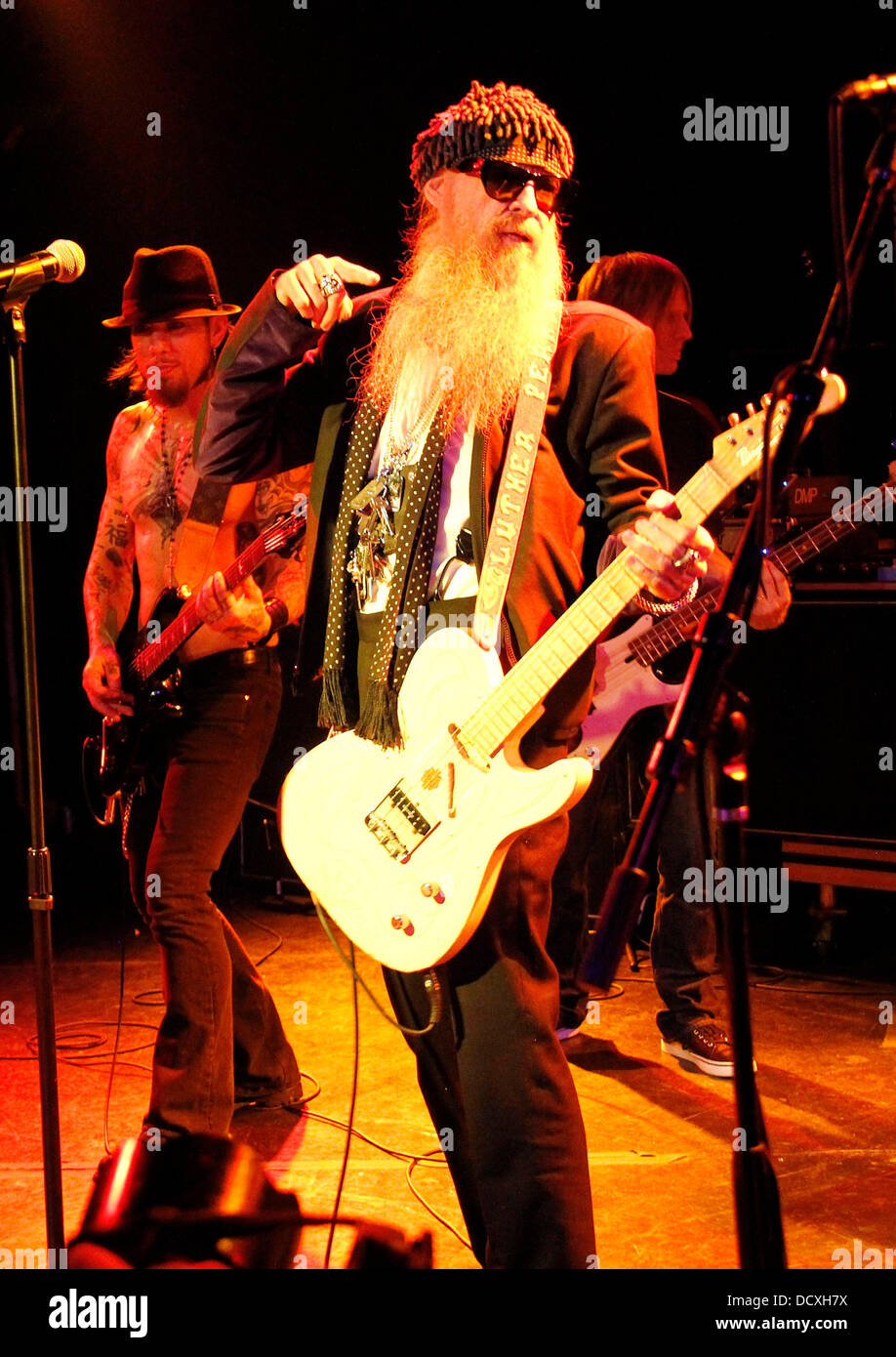 Billy Gibbons and Dave Navarro of Camp Freddy performing at The Roxy ...