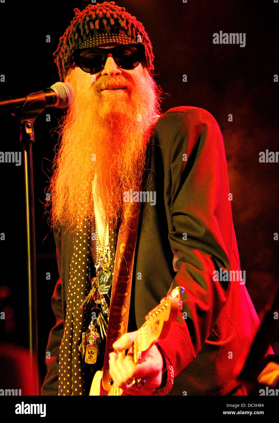 Billy Gibbons performing with Camp Freddy at The Roxy Theatre West ...