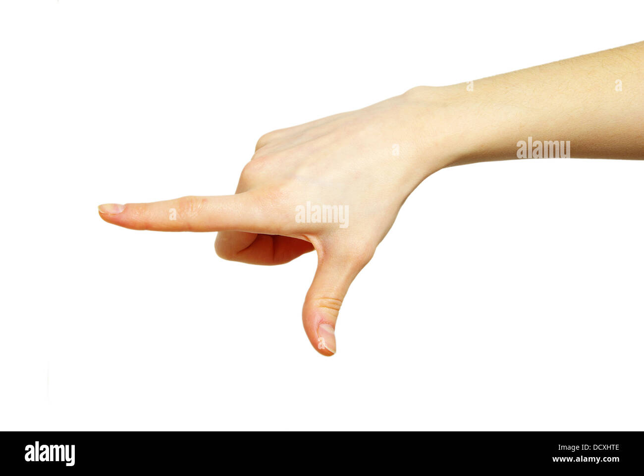 Gesture hand Cut Out Stock Images & Pictures - Alamy
