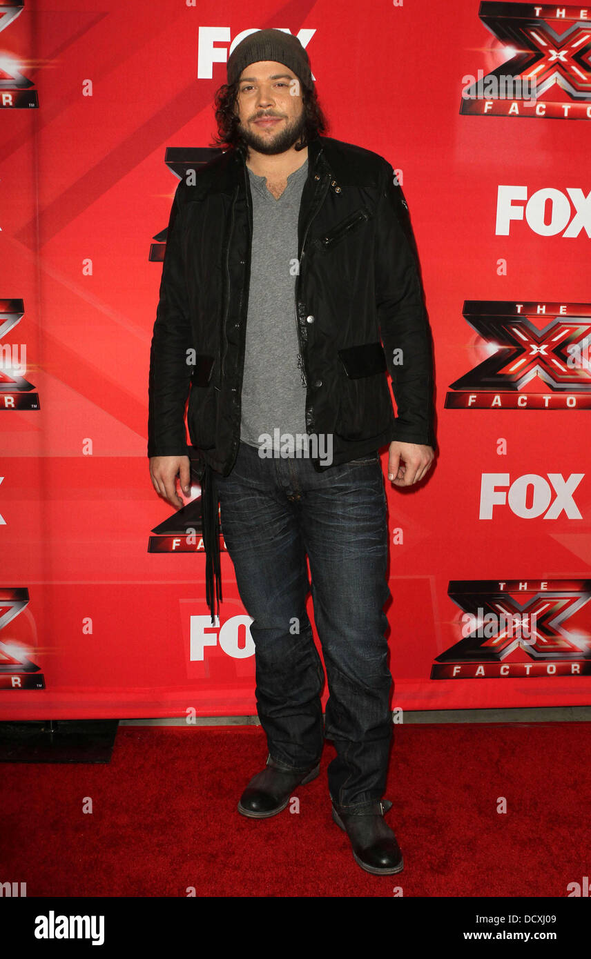 Josh Krajcik FOX's "The X Factor" Press Conference held at the CBS ...