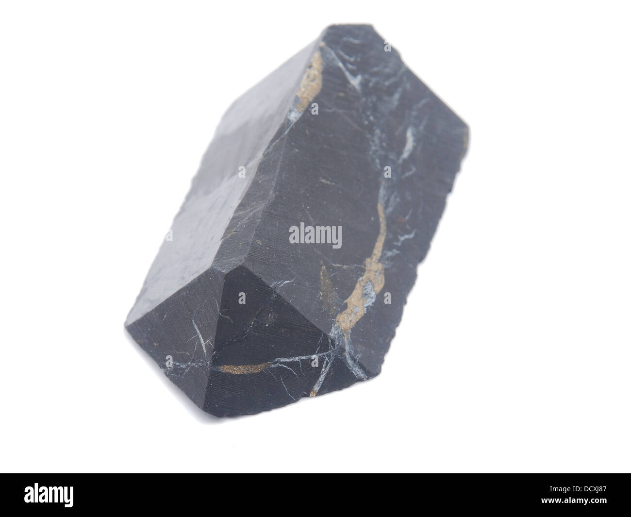 shungite on a white background Stock Photo - Alamy