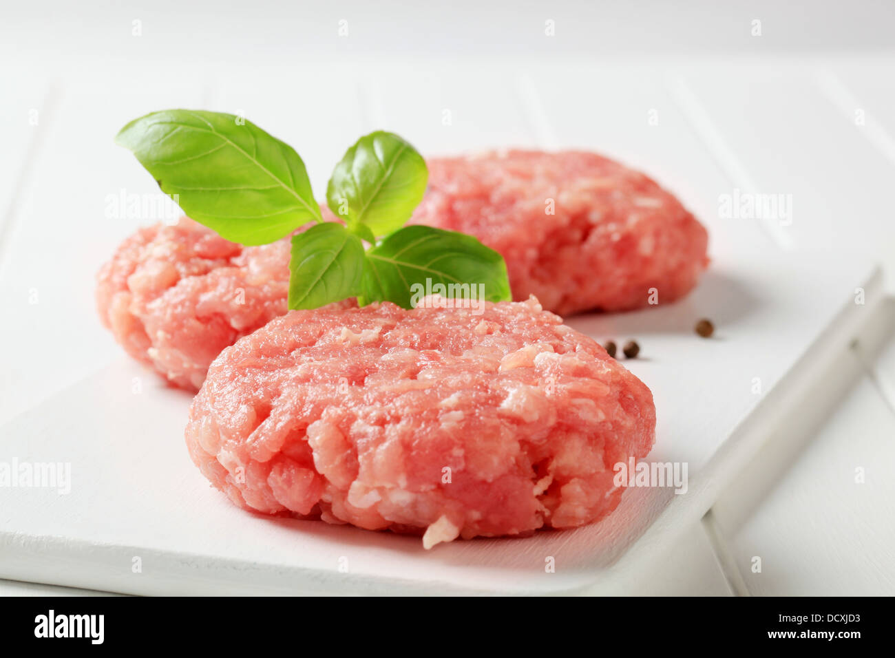 Minced meat or vegetable patties hi-res stock photography and images ...