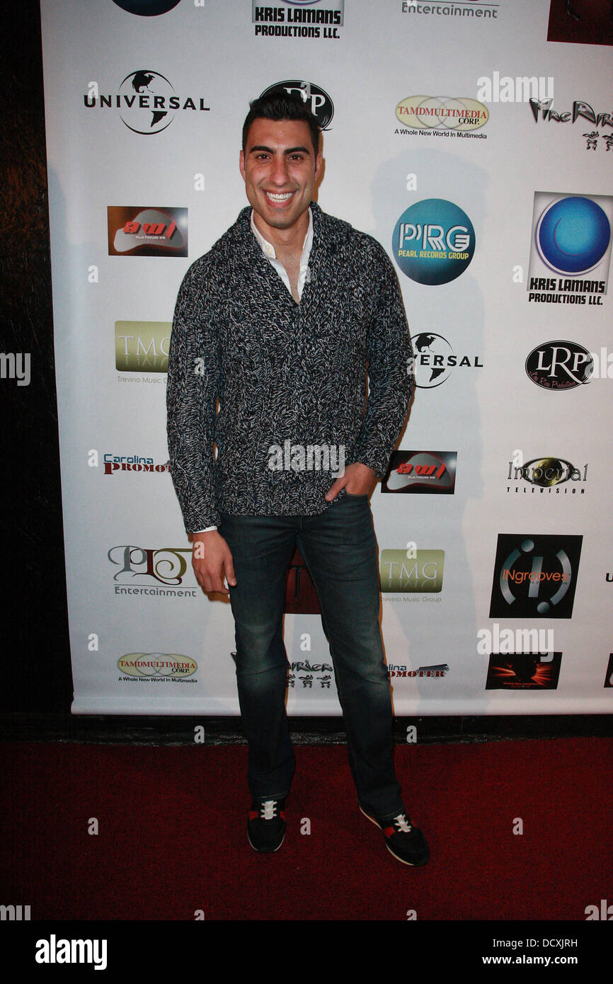 Adam Sabbagh Celebrities arrive at Pearl Records 2011 Christmas party ...