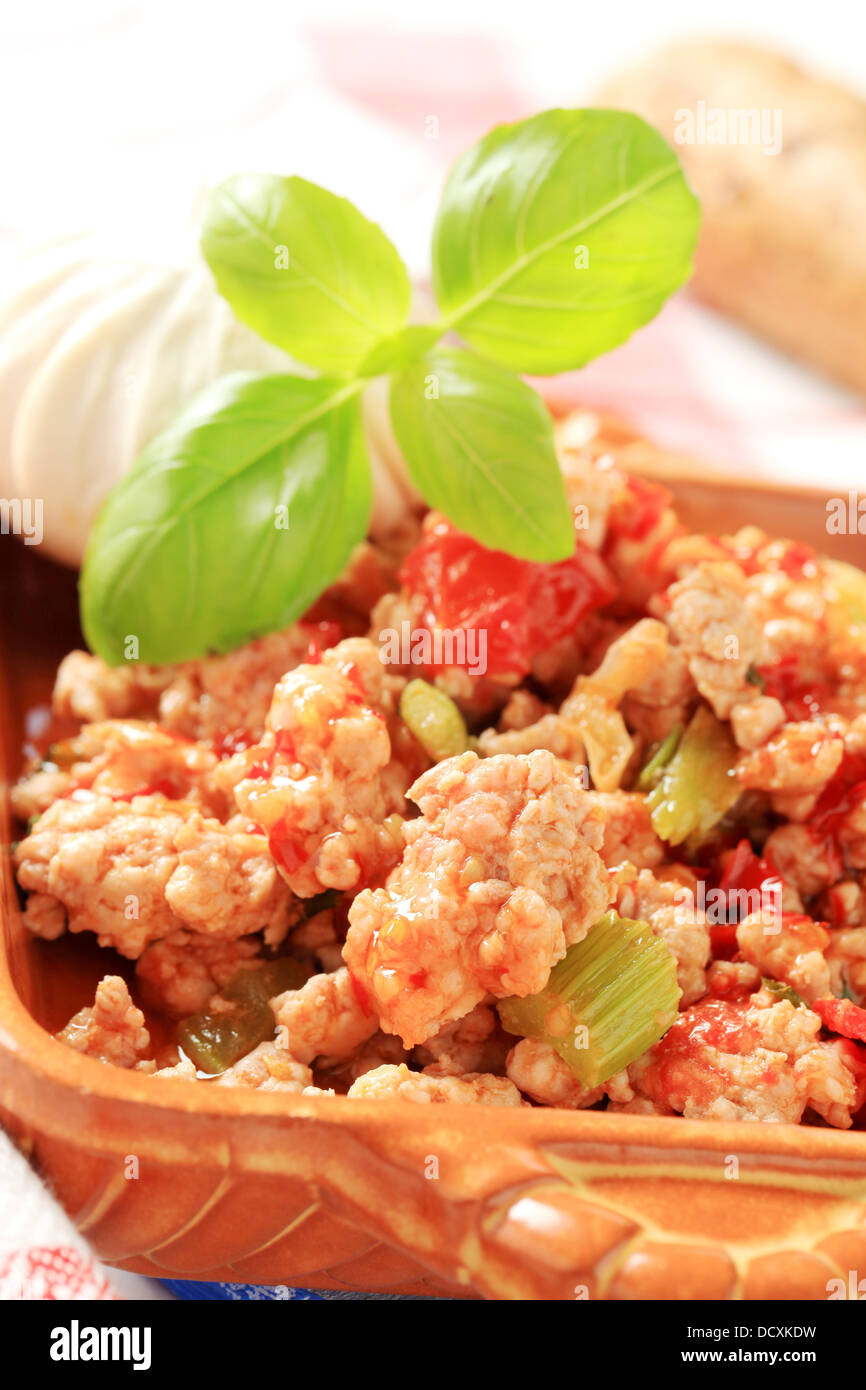 Ground meat dish hi-res stock photography and images - Alamy