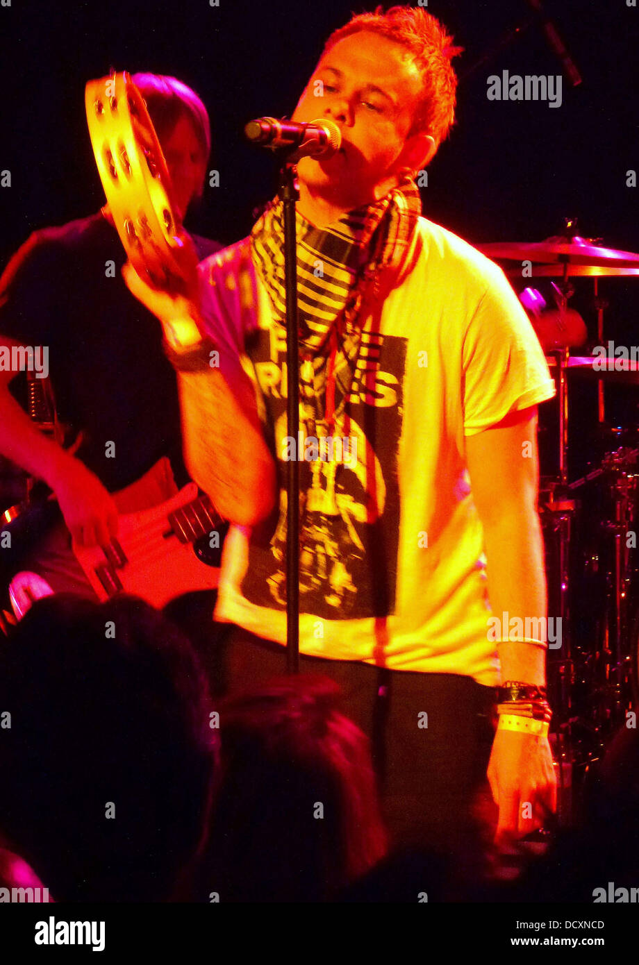 Dominic Monaghan performing as a special guest during the Camp Freddy ...