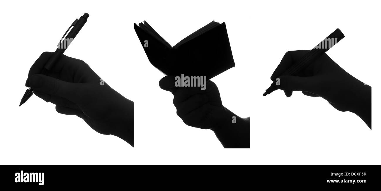 Reading hand Black and White Stock Photos & Images - Alamy