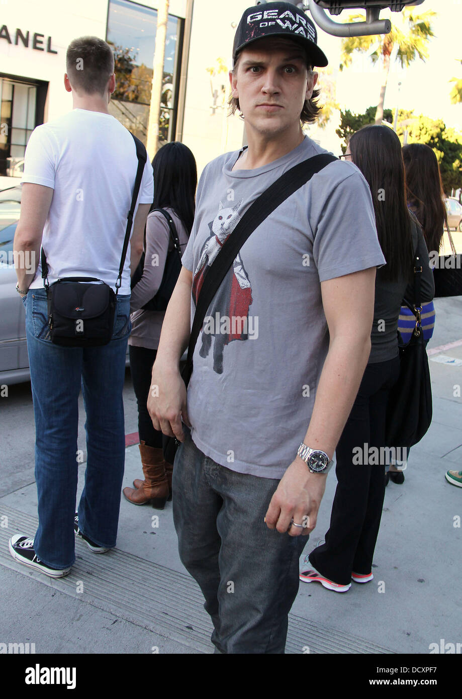 Jason Mewes, the vocal half of the duo Jay and Silent Bob, seen walking ...