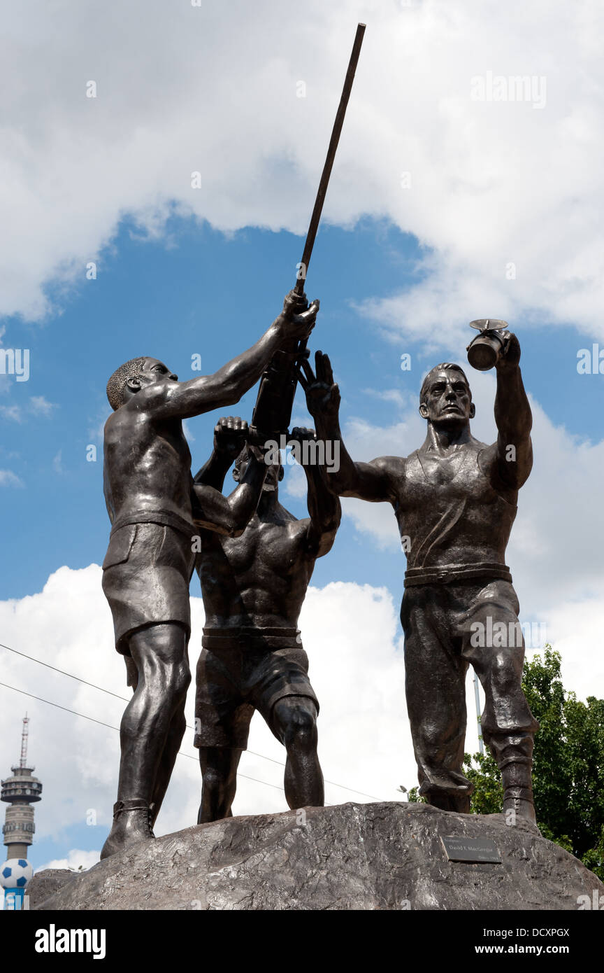 The Miners Monument, Johannesburg, South Africa Stock Photo - Alamy