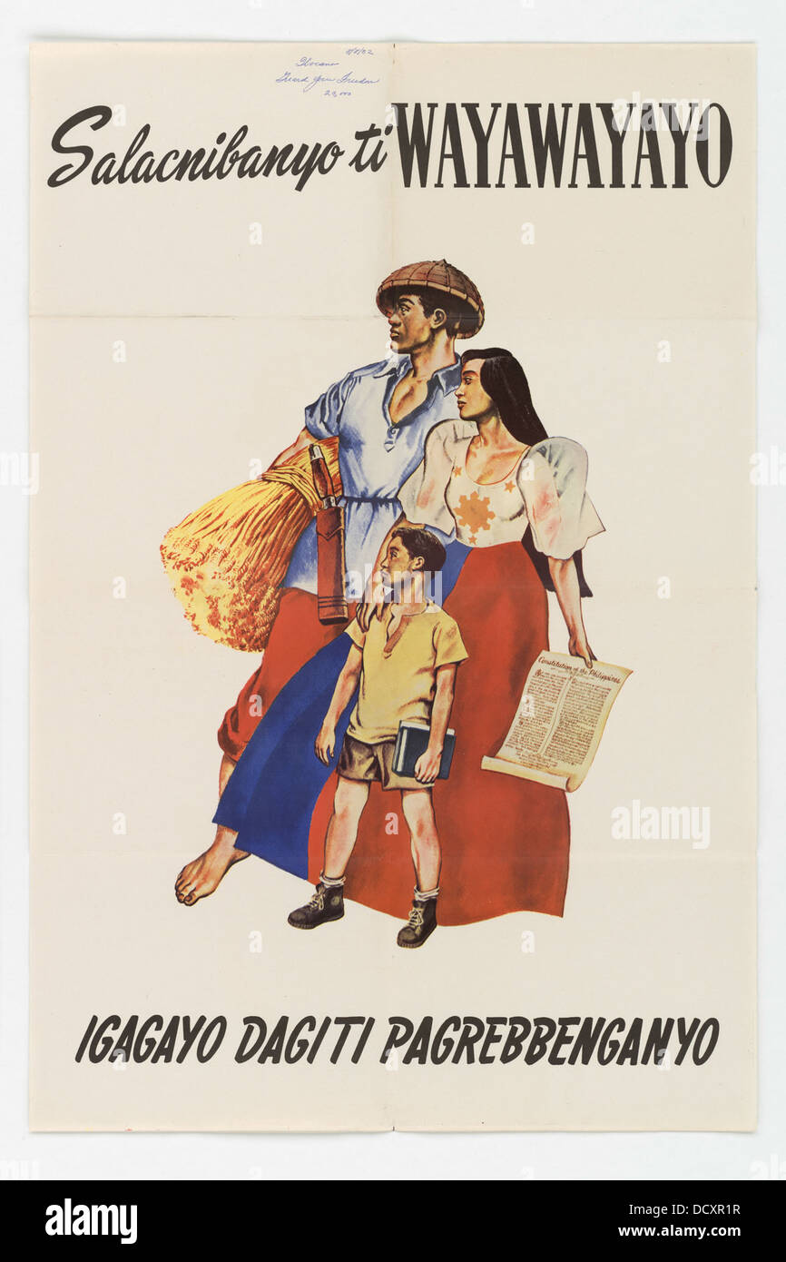 This World War II-era propaganda poster encourages citizens to guard ...