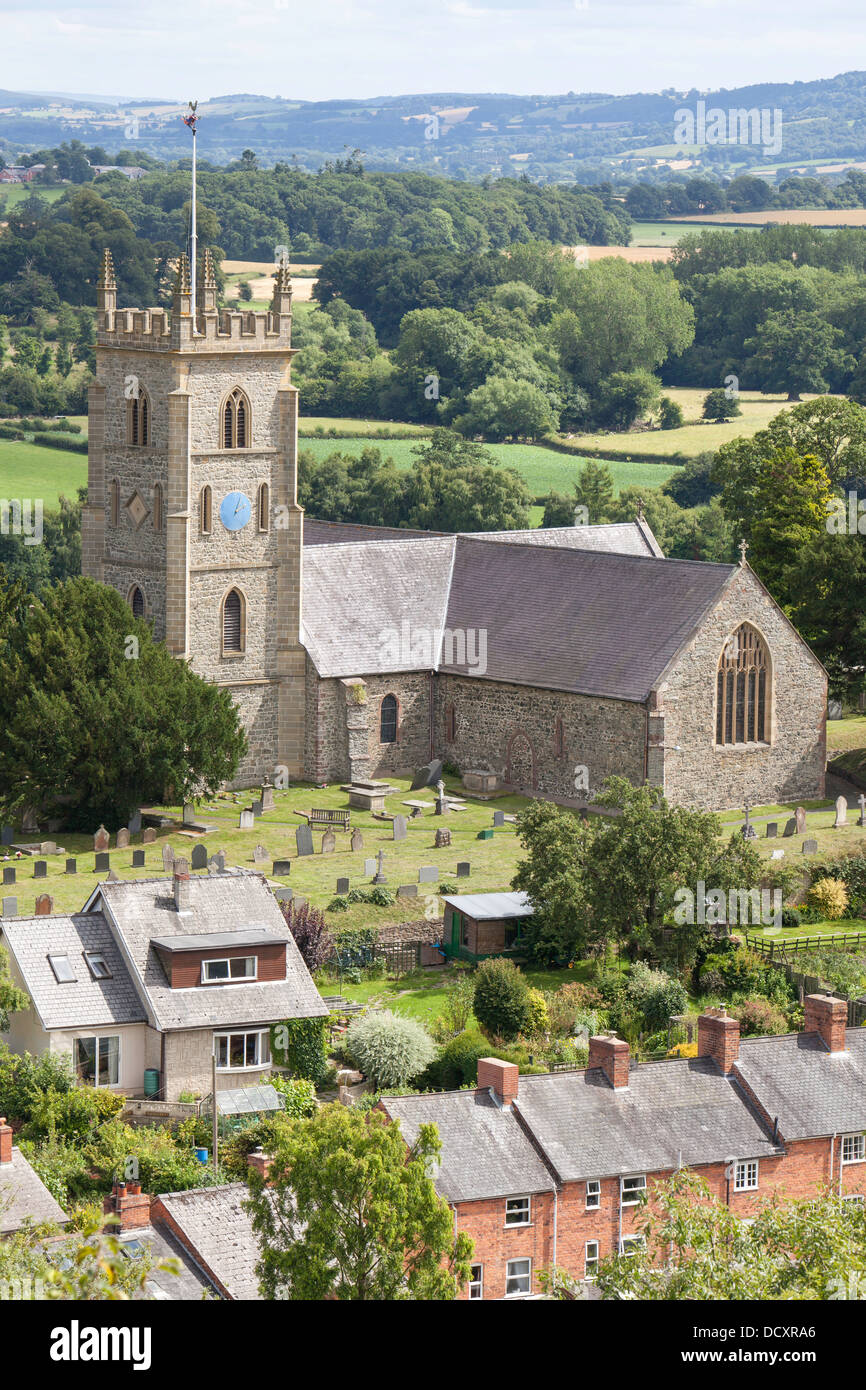 St Nicholas Parish Church, Montgomery, Powys, Wales, UK Stock Photo - Alamy