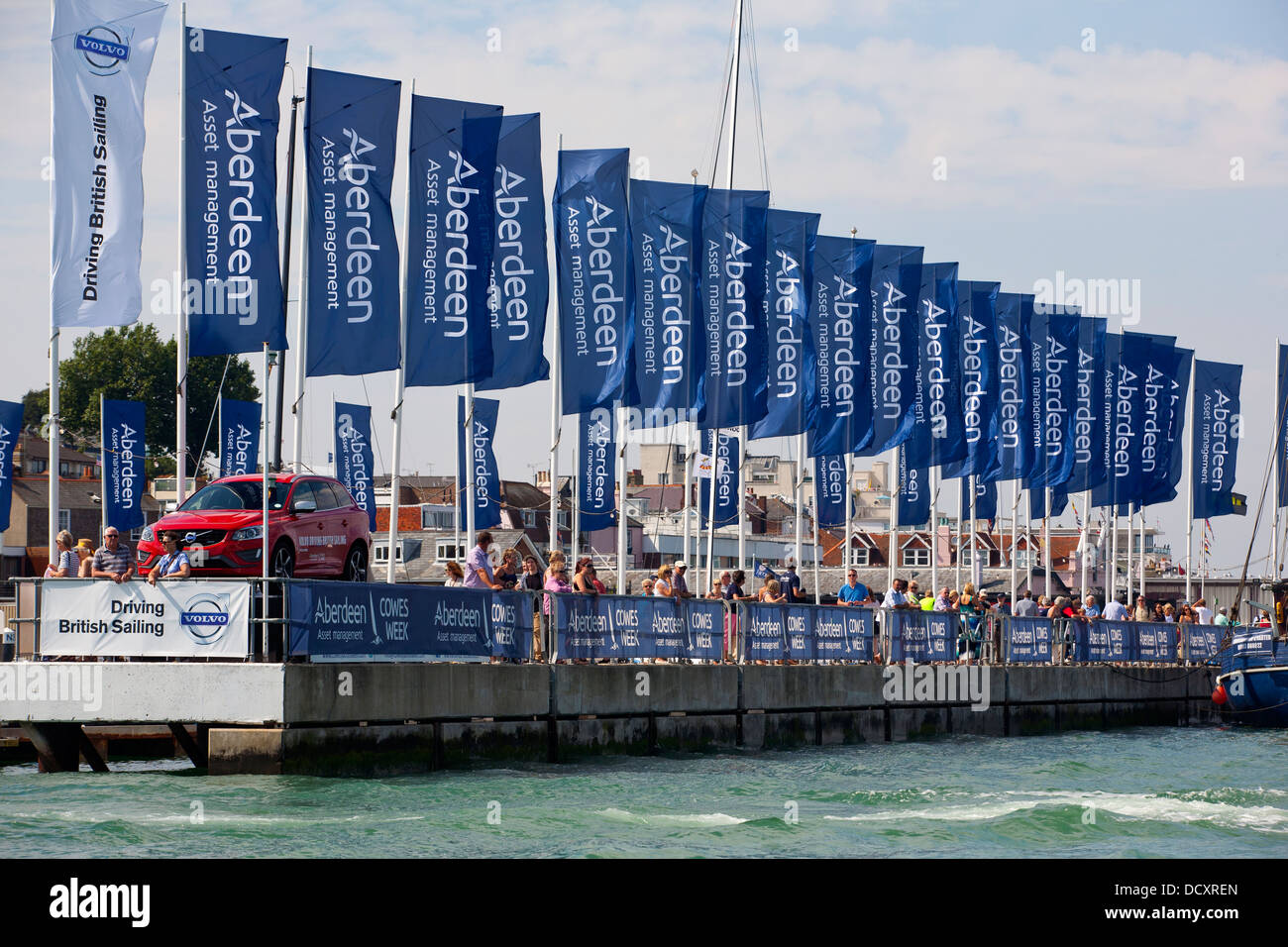 Aberdeen Asset Management Flags Yacht Haven Cowes Week, Cowes, Isle of ...