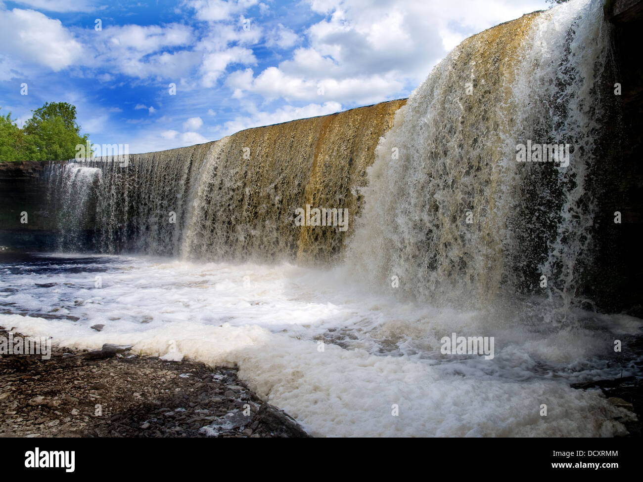 Jagala waterfall in Estonia Stock Photo - Alamy
