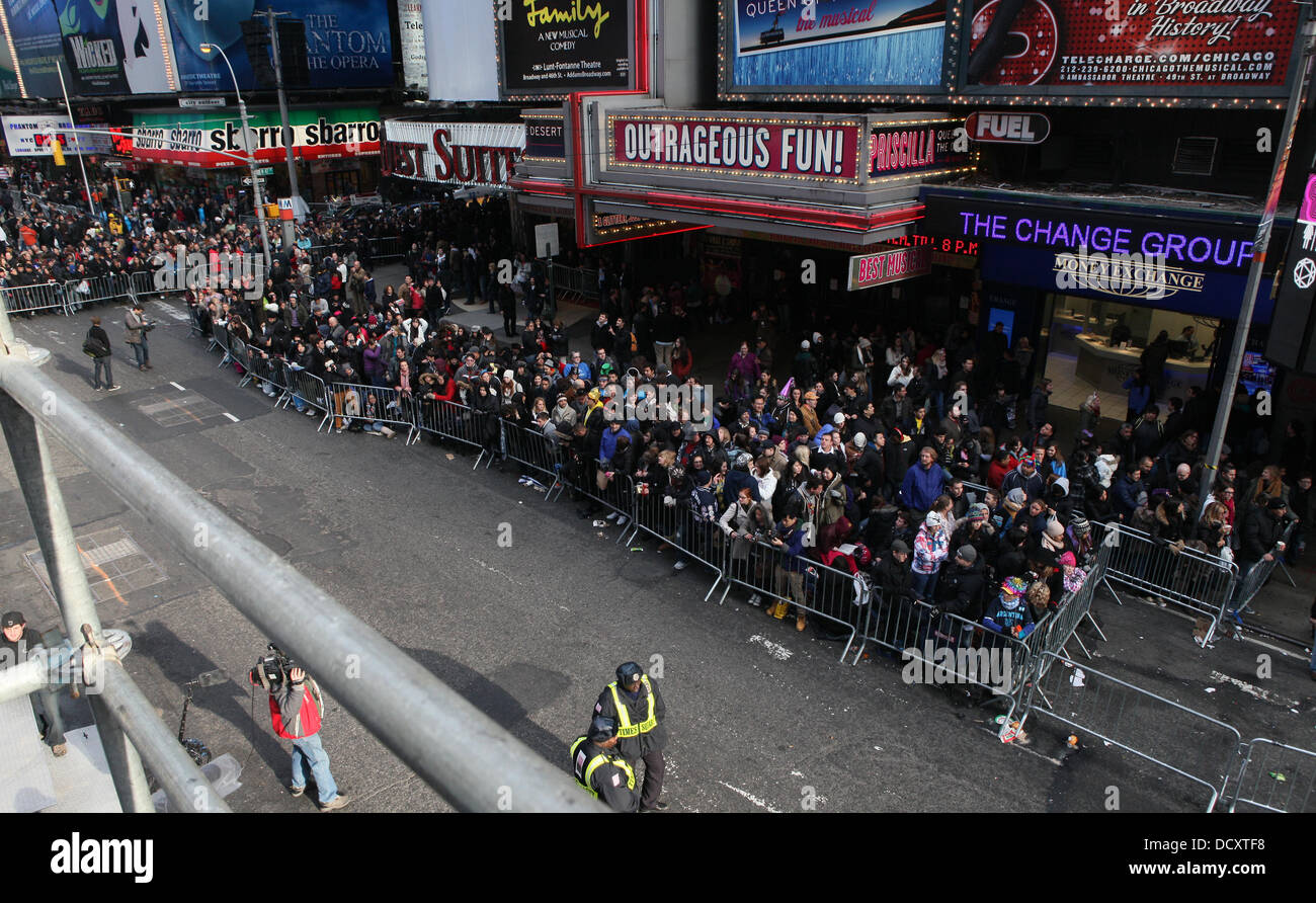Atmosphere The Times Square New Year's Eve Countdown New York City, USA ...