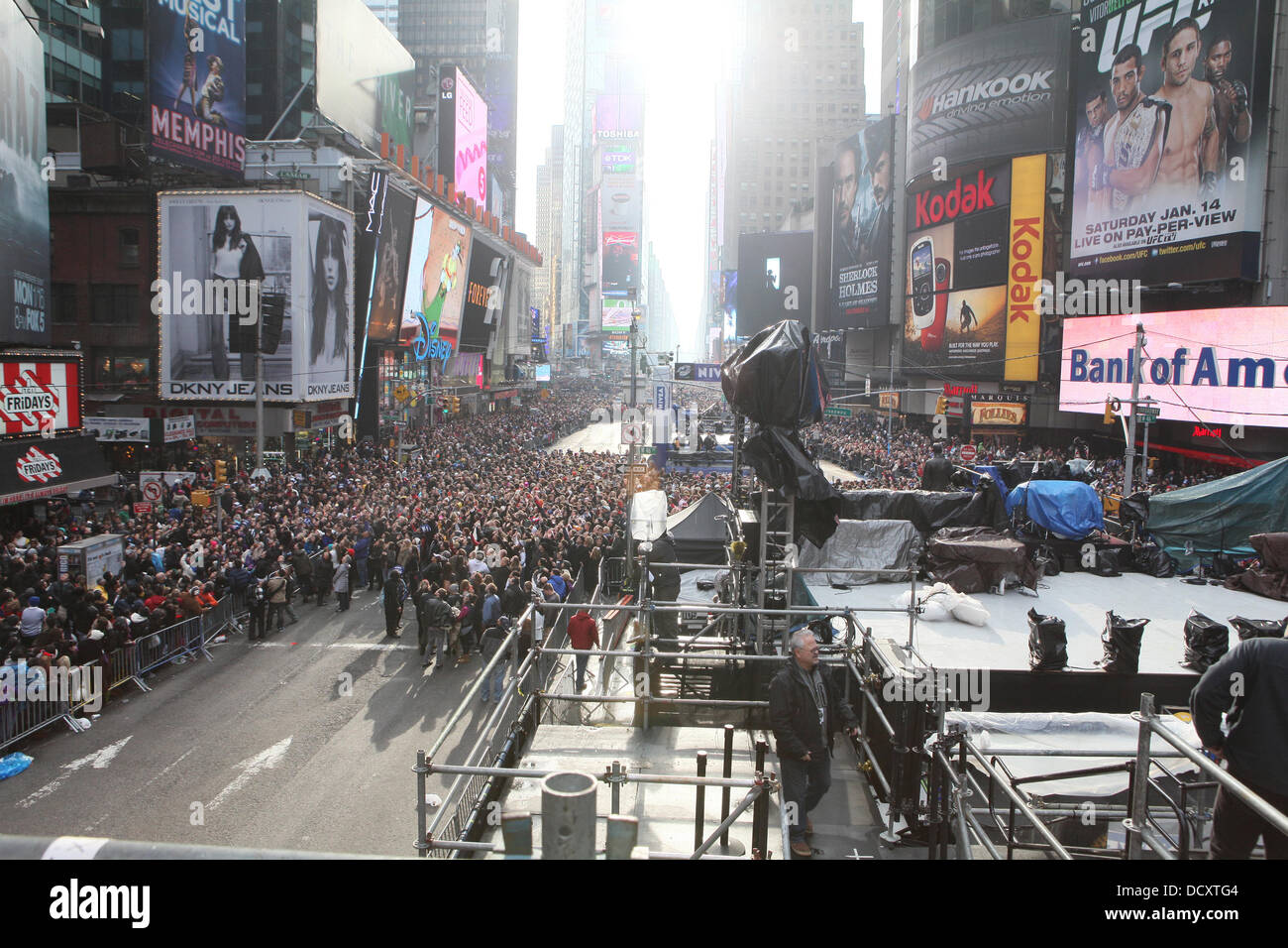 Atmosphere The Times Square New Year's Eve Countdown New York City, USA ...