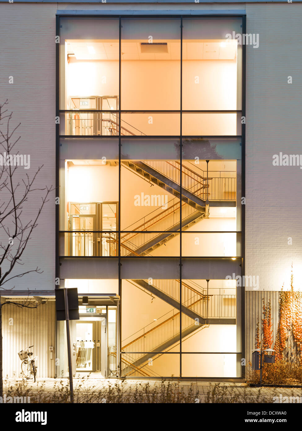 Stairs in a building Stock Photo - Alamy