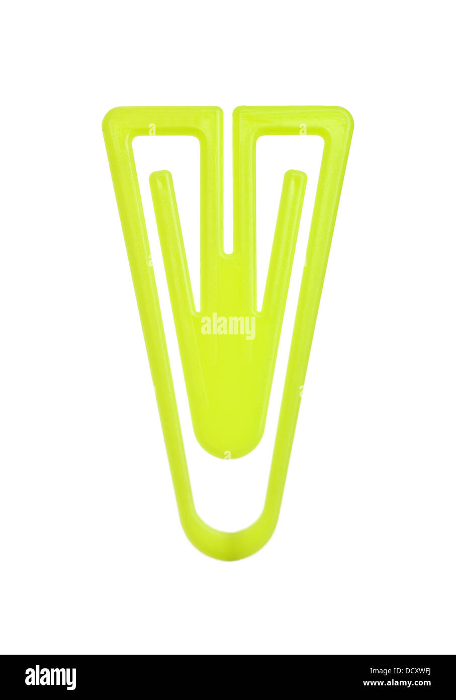 Yellow Paper Clip Stock Photo - Alamy