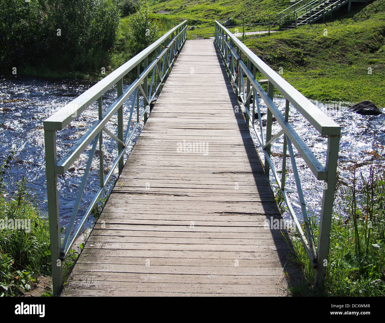 bridge over the river Stock Photo - Alamy