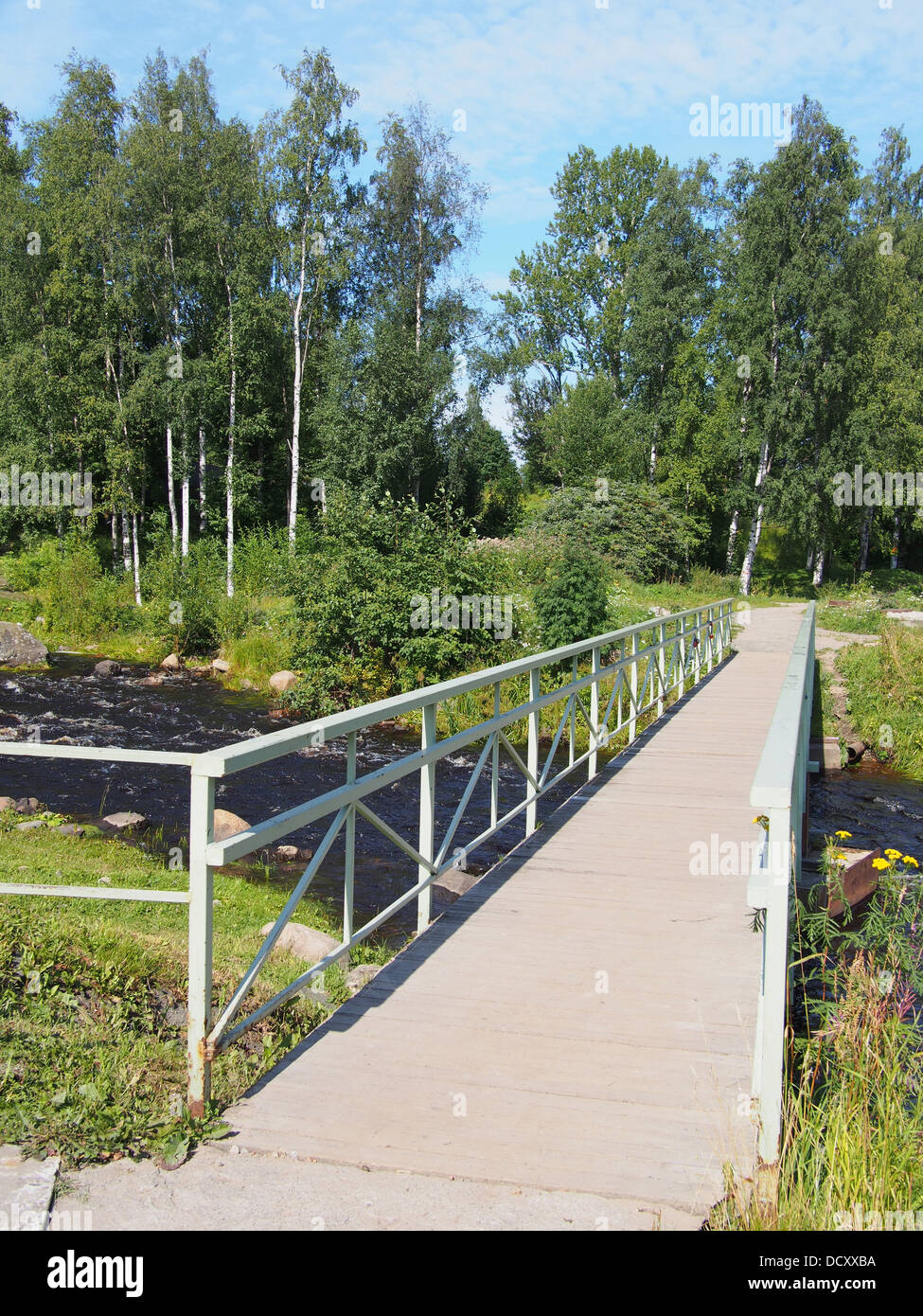 bridge over the river Stock Photo - Alamy