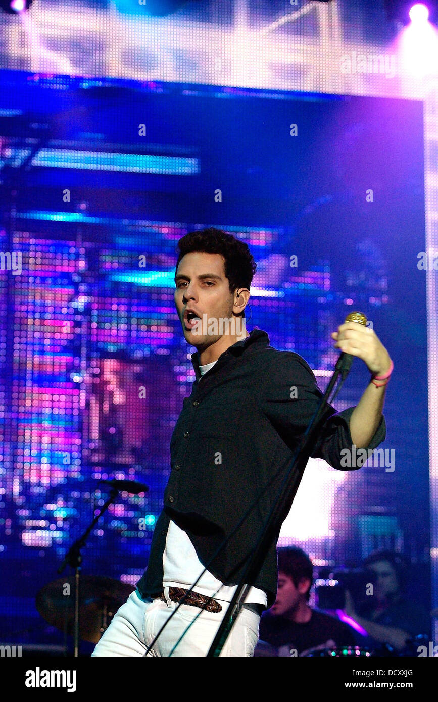 Gabe Saporta of Cobra Starship performs at The 2nd annual Orange Drive ...