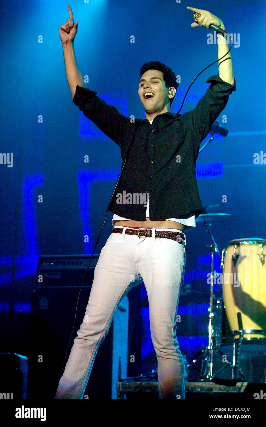 Gabe Saporta of Cobra Starship performs at The 2nd annual Orange Drive ...