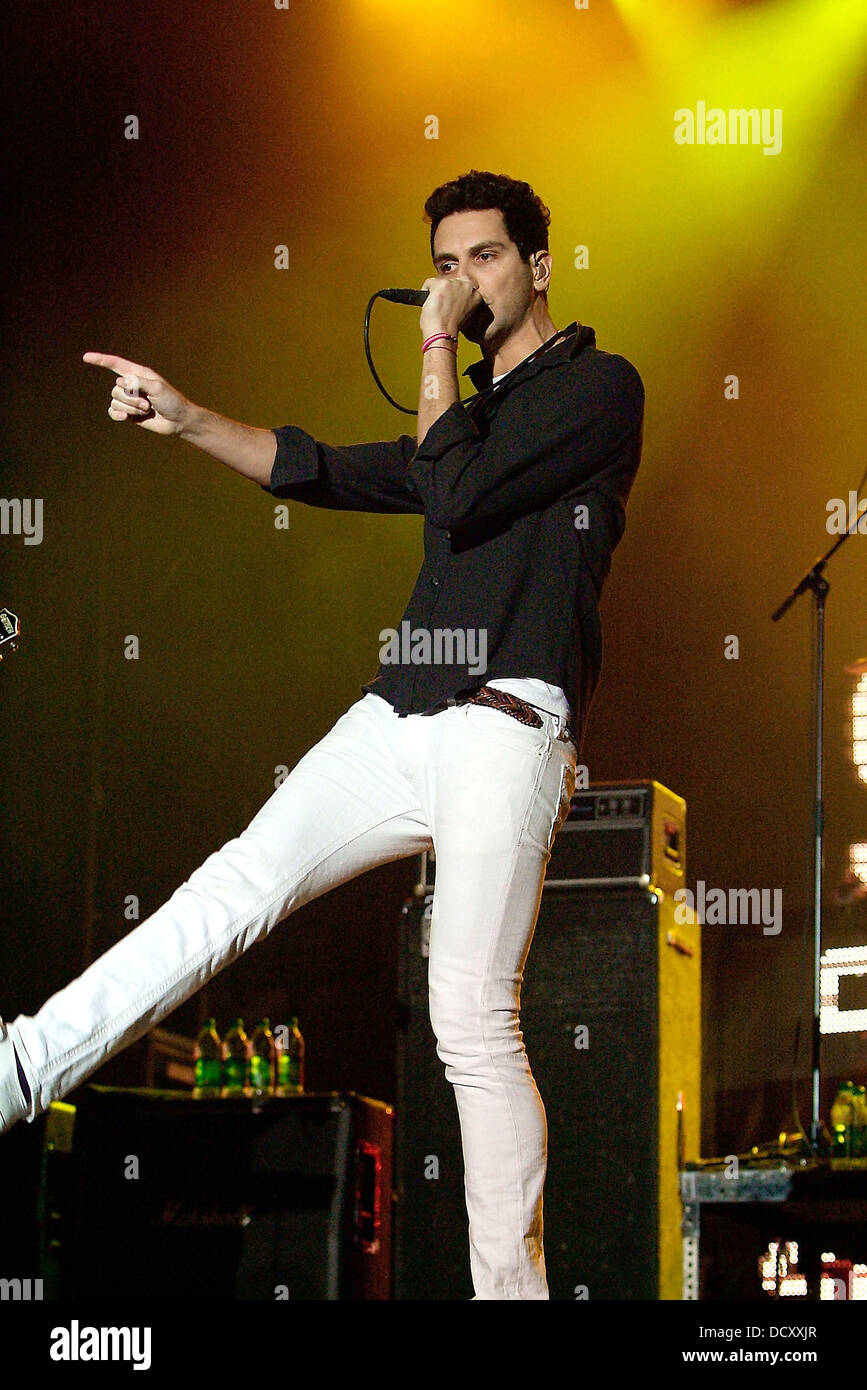 Gabe Saporta of Cobra Starship performs at The 2nd annual Orange Drive ...