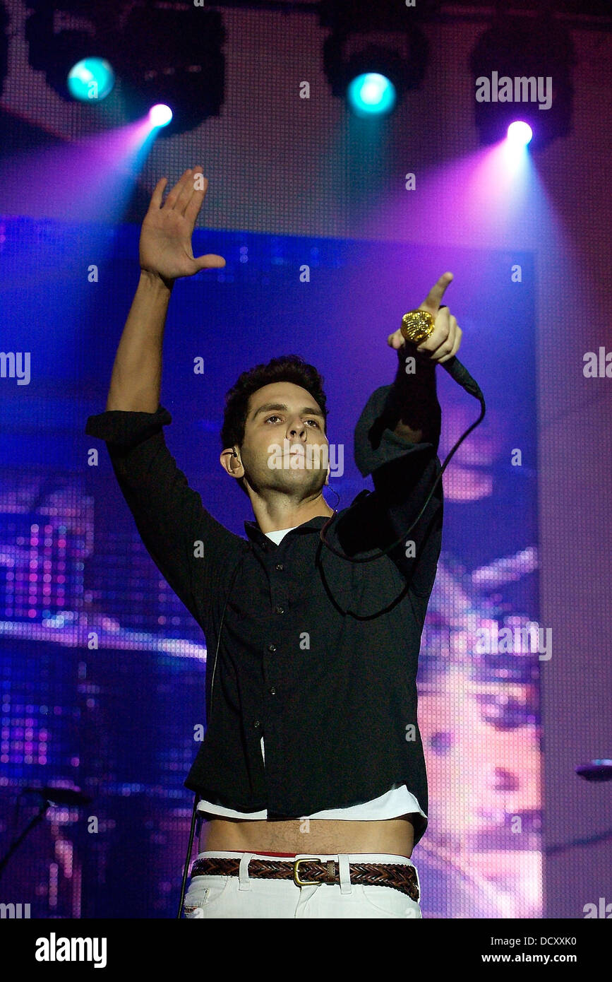 Gabe Saporta of Cobra Starship performs at The 2nd annual Orange Drive ...