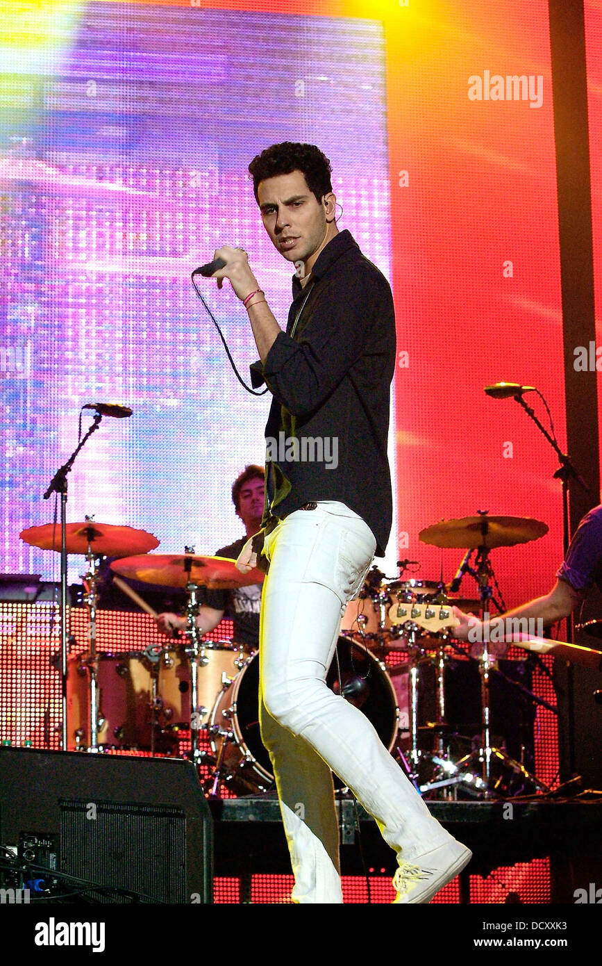 Gabe Saporta of Cobra Starship performs at The 2nd annual Orange Drive ...