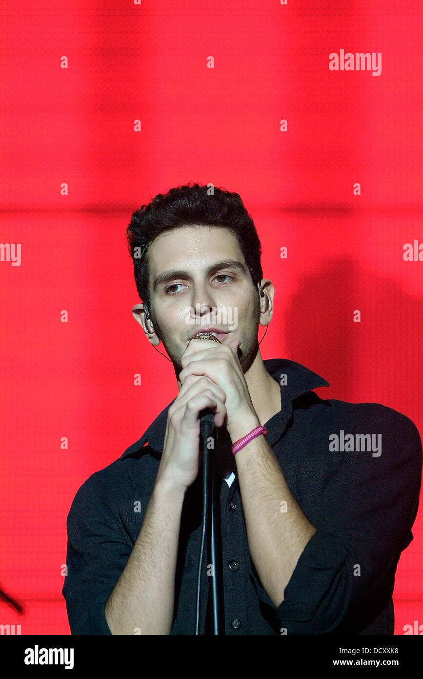 Gabe Saporta of Cobra Starship performs at The 2nd annual Orange Drive ...