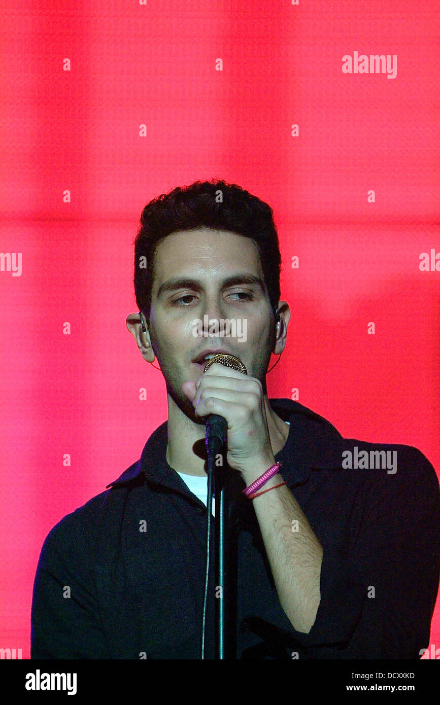 Gabe Saporta of Cobra Starship performs at The 2nd annual Orange Drive ...