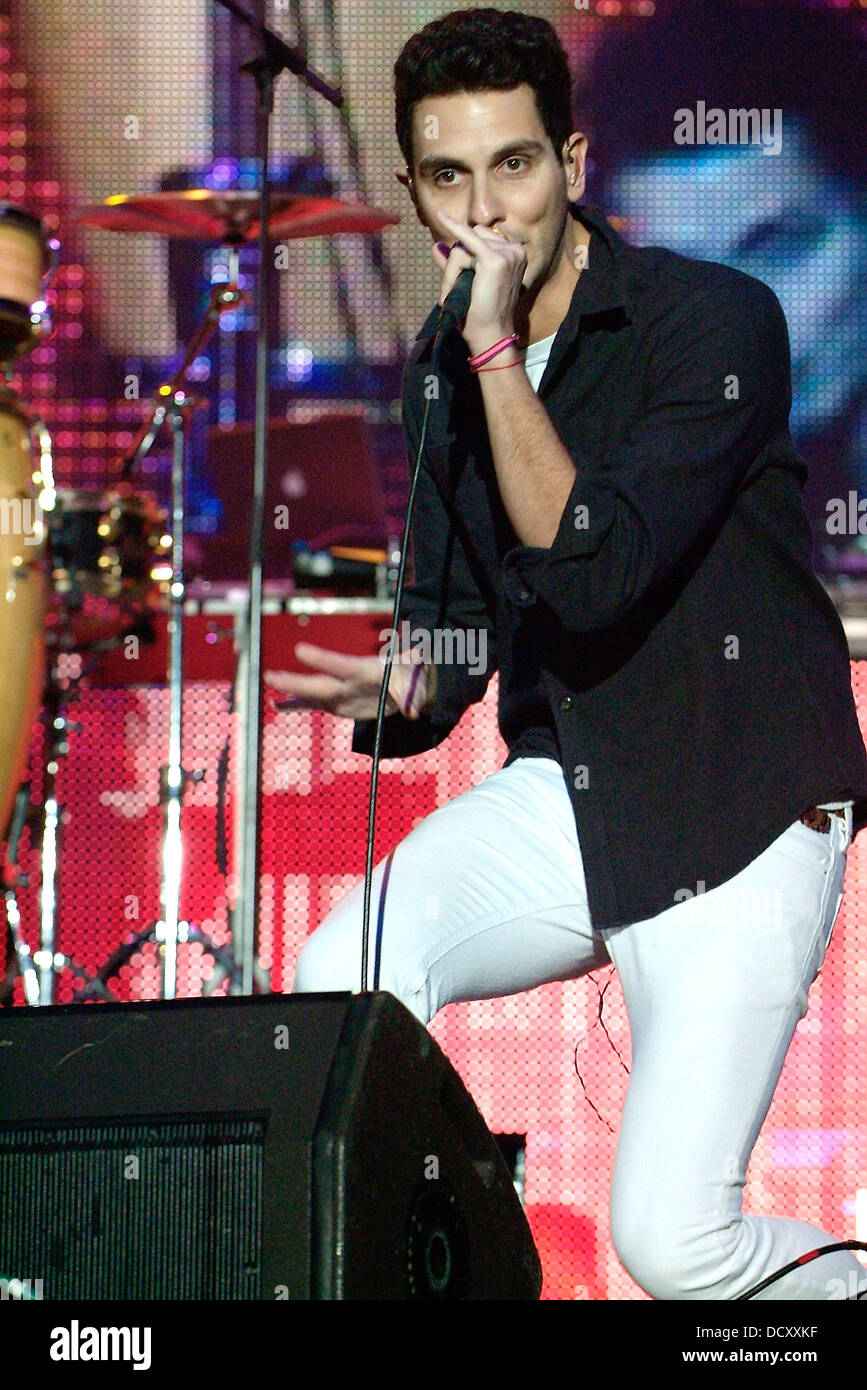 Gabe Saporta of Cobra Starship performs at The 2nd annual Orange Drive ...