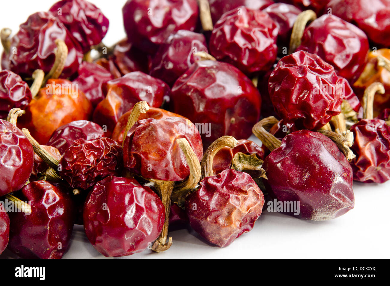 dried cherry peppers Stock Photo - Alamy